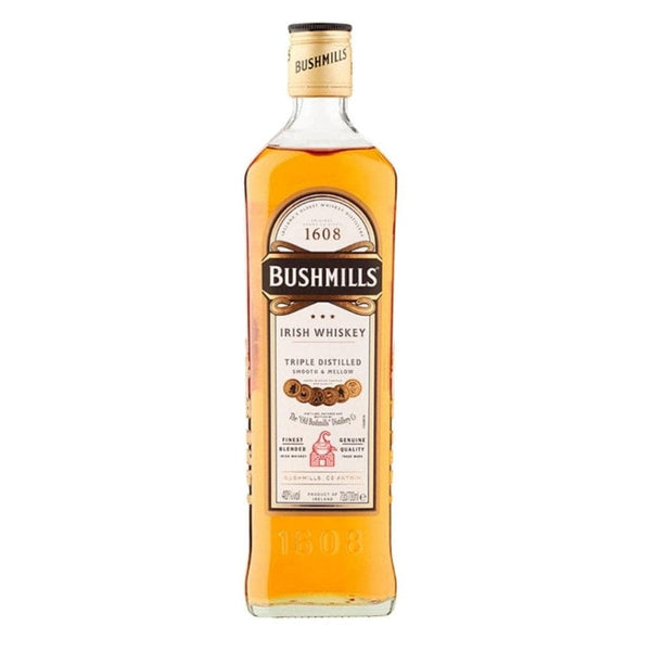 PERSONALISED BUSHMILLS ORIGINAL IRISH WHISKEY 1LT - personalisedcellars